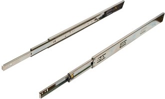 16-in Full extension Soft Close Self-Closing Side Mount Ball bearing 100-lb Load Capacity Heavy ...